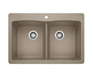 Blanco Truffle 50-50 Granite Sink - Midwest Marble, Quartz and Granite